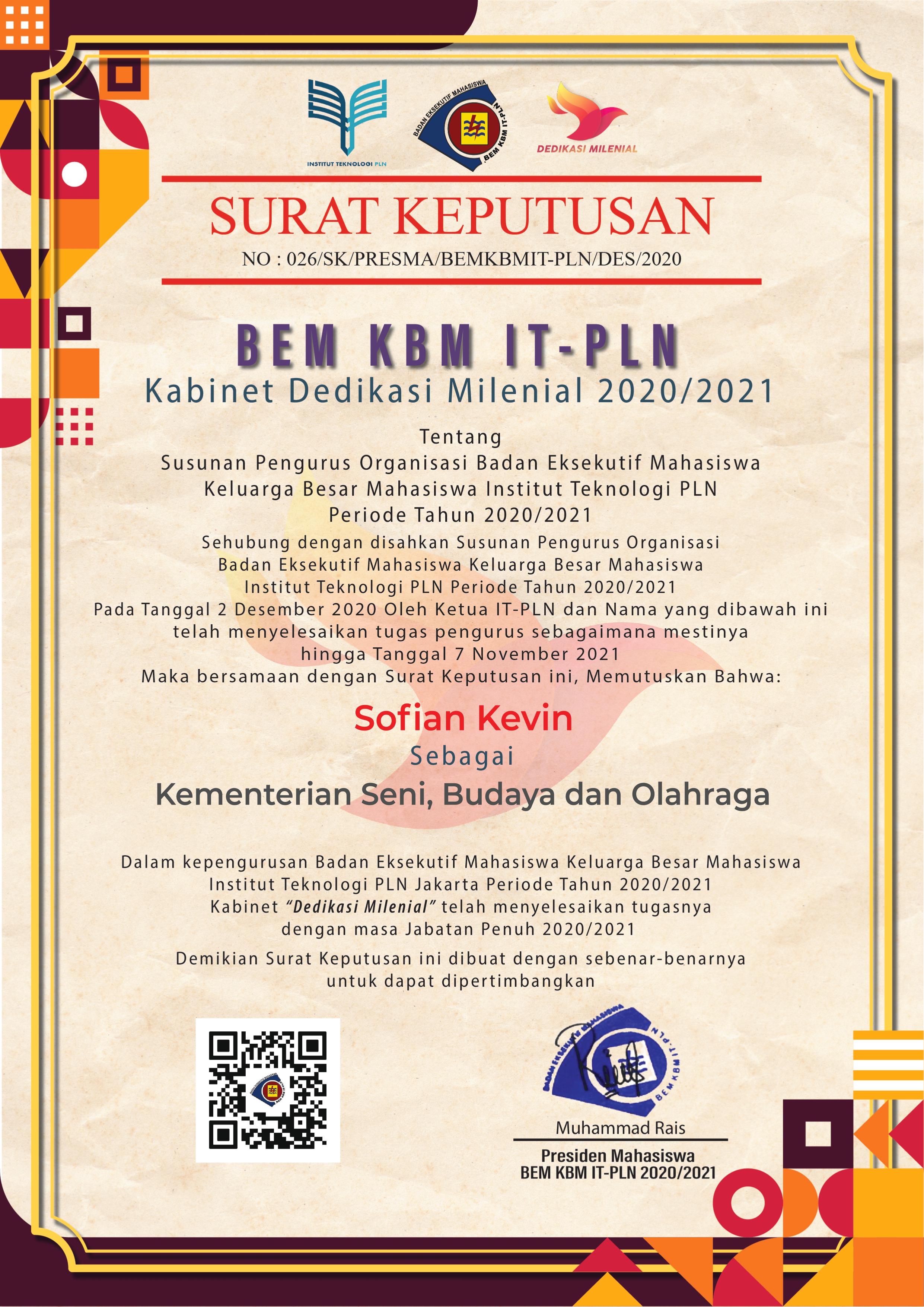 Sofian Kevin Gunawan